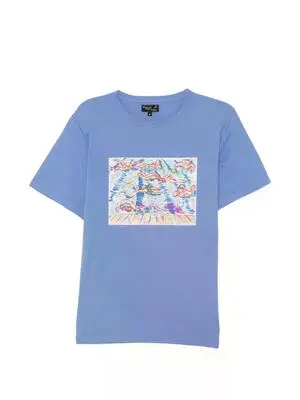 AGNES B. Graphic-print Cotton T-shirt