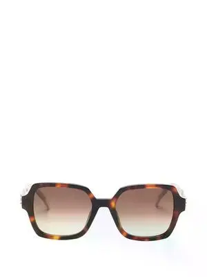 Zadig&Voltaire Geometric Frame Sunglasses - Brown
