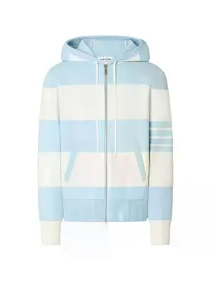 Thom Browne Hector Stripe Hoodie - Blue