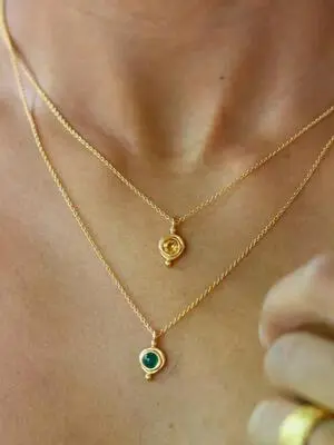 OTTOMAN HANDS November Citrine Birthstone Necklace