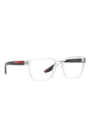 Prada Crystal Rectangle Eyeglasses