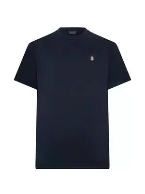 BILLIONAIRE Logo-patch T-shirt - Blue