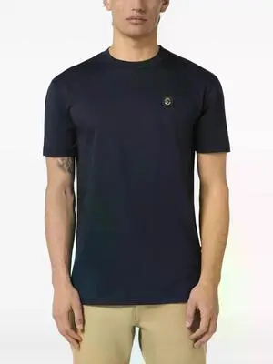 BILLIONAIRE Logo-patch T-shirt - Blue