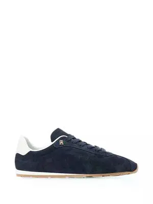 Tommy Hilfiger Suede Logo-motif Sneakers - Blue