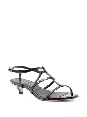 JULIE DEE Strappy Kitten-heel Sandals