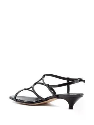 JULIE DEE Strappy Kitten-heel Sandals