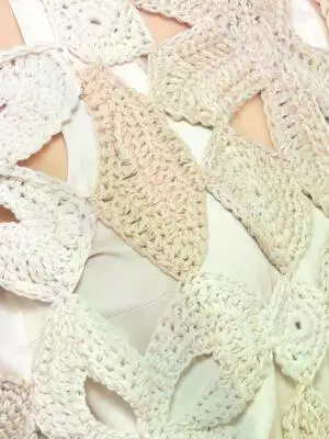 Antonelli Firenze Floral Crochet Sweater