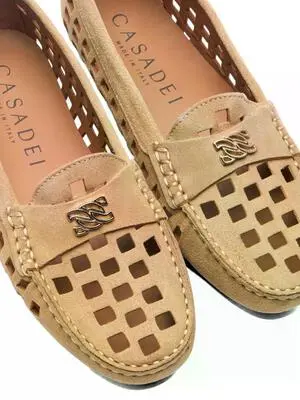 Casadei C-chain Laser-cut Loafers