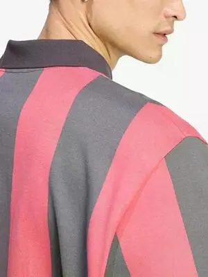 Adidas Striped-pattern Polo Shirt