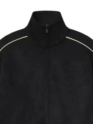 Fear Of God Essentials Signature Zip-up Sweatshirt - Black