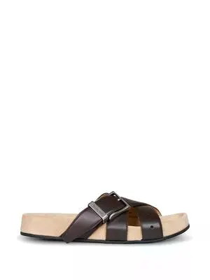 Balenciaga Buckled Sandals - Brown