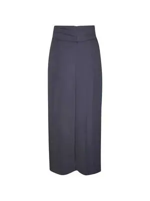Vince Jersey Twist-detail Draped Skirt