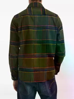 LES DEUX Check-pattern Chest-pocket Shirt