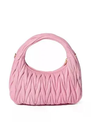 Miu Miu Wander Matelassé Nappa Leather Tote Bag
