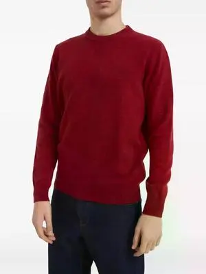 Barbour Logo-embroidered Flecked Sweater
