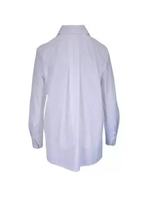 Kiton Floral Embroidered Box-pleat Blouse