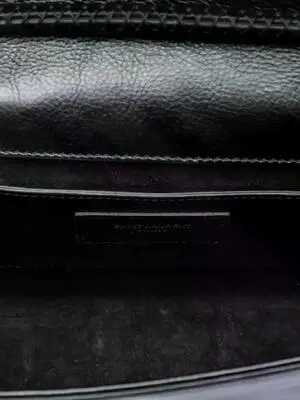 Saint Laurent Medium Suede Rope Stitch Kate Crossbody Bag