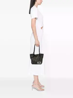 Fendi Mini Zucca Canvas Tote Bag