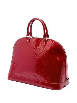 LOUIS VUITTON Vernis Alma Mm Satchel