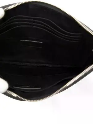 Saint Laurent 2020 Leather Monogram Ipad Case Clutch Bag