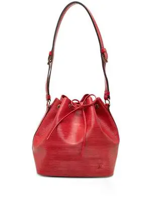 LOUIS VUITTON Epi Petit Noe Bucket Bag - Red