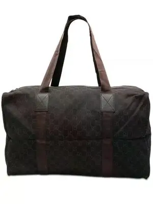 Gucci Gg Canvas Travel Bag - Brown
