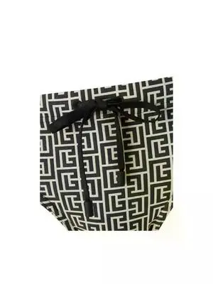Balmain Monogram Print Swimming Trunks