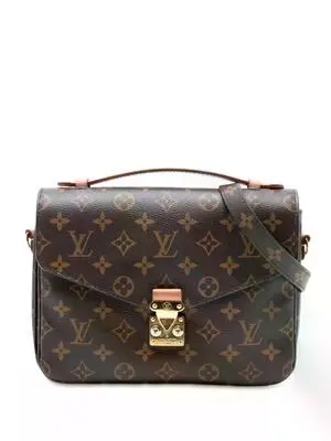 LOUIS VUITTON Monogram Pochette Metis Satchel