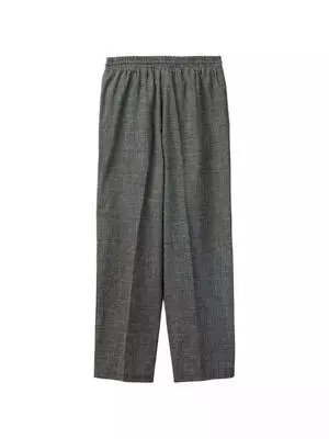BENETTON Prince Of Wales Check Straight-leg Trousers - Grey