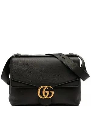 Gucci Gg Marmont Shoulder Bag - Black