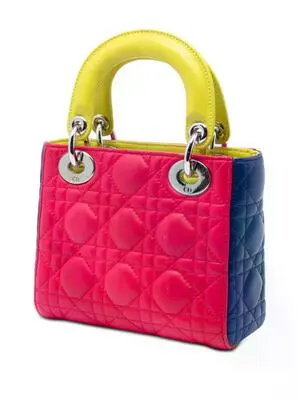 Dior Lambskin Cannage Lady Satchel - Pink