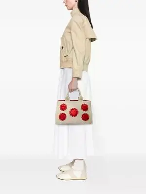 Prada Canvas Canapa Mistolino Tote Bag - Brown