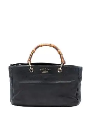 Gucci Bamboo Shopper Satchel - Black