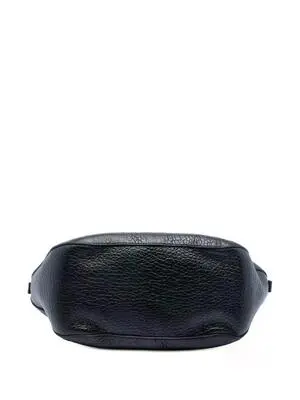 Burberry Grain Leather Orchard Bowling Bag Satchel