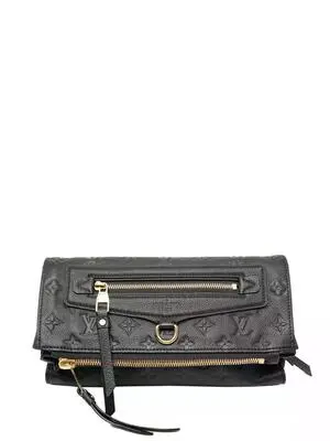 LOUIS VUITTON Monogram Empreinte Petillante Clutch Bag - Blue
