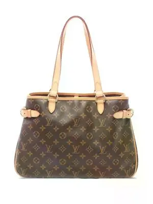 LOUIS VUITTON Monogram Batignolles Horizontal Tote Bag - Brown