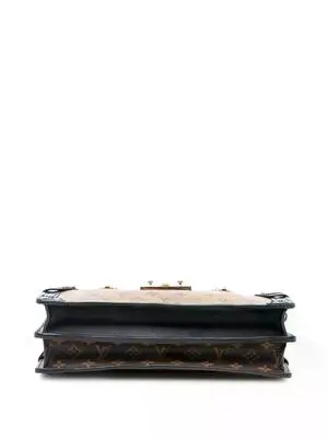 LOUIS VUITTON Monogram Reverse Trunk Clutch Crossbody Bag
