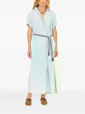 Xirena Linnet Belted Midi Shirt Dress