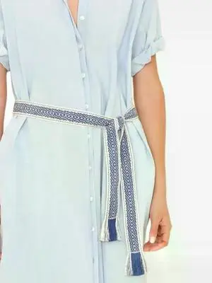 Xirena Linnet Belted Midi Shirt Dress