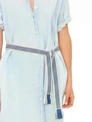 Xirena Linnet Belted Midi Shirt Dress