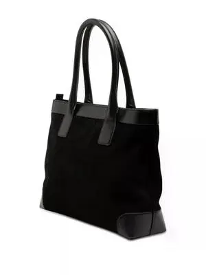 Gucci Suede Web Tote Bag