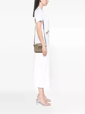 Burberry Vintage Check Canvas Crossbody Bag
