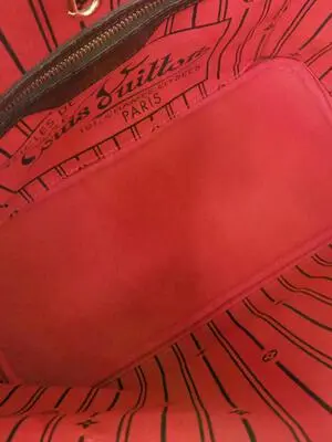 LOUIS VUITTON Damier Ebene Neverfull Pm Tote Bag