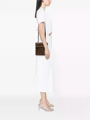 LOUIS VUITTON 2003 Damier Ebene Pimlico Crossbody Bag