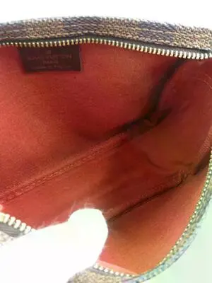 LOUIS VUITTON Damier Ebene Trousee Pochette Handbag