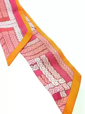 Hermès 2020-2026 Tresses H Silk Twilly Scarf Scarves