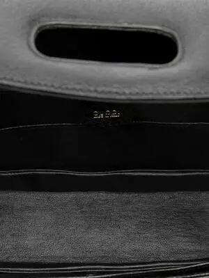 Gucci Grained Calfskin Bamboo Night Satchel
