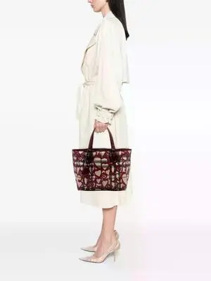 Burberry House Check Coated Canvas Gracie Tote Bag