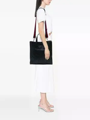Gucci Gg Supreme Convertible Soft Tote Satchel