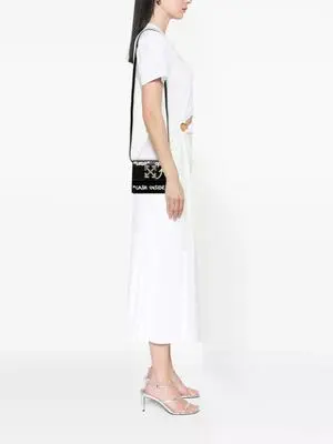 Off-White Glazed Calfskin Jitney 0.7 Bag